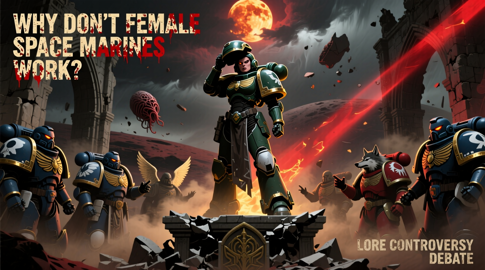 Why Female Space Marines Dont Work Lore Controversy Debate