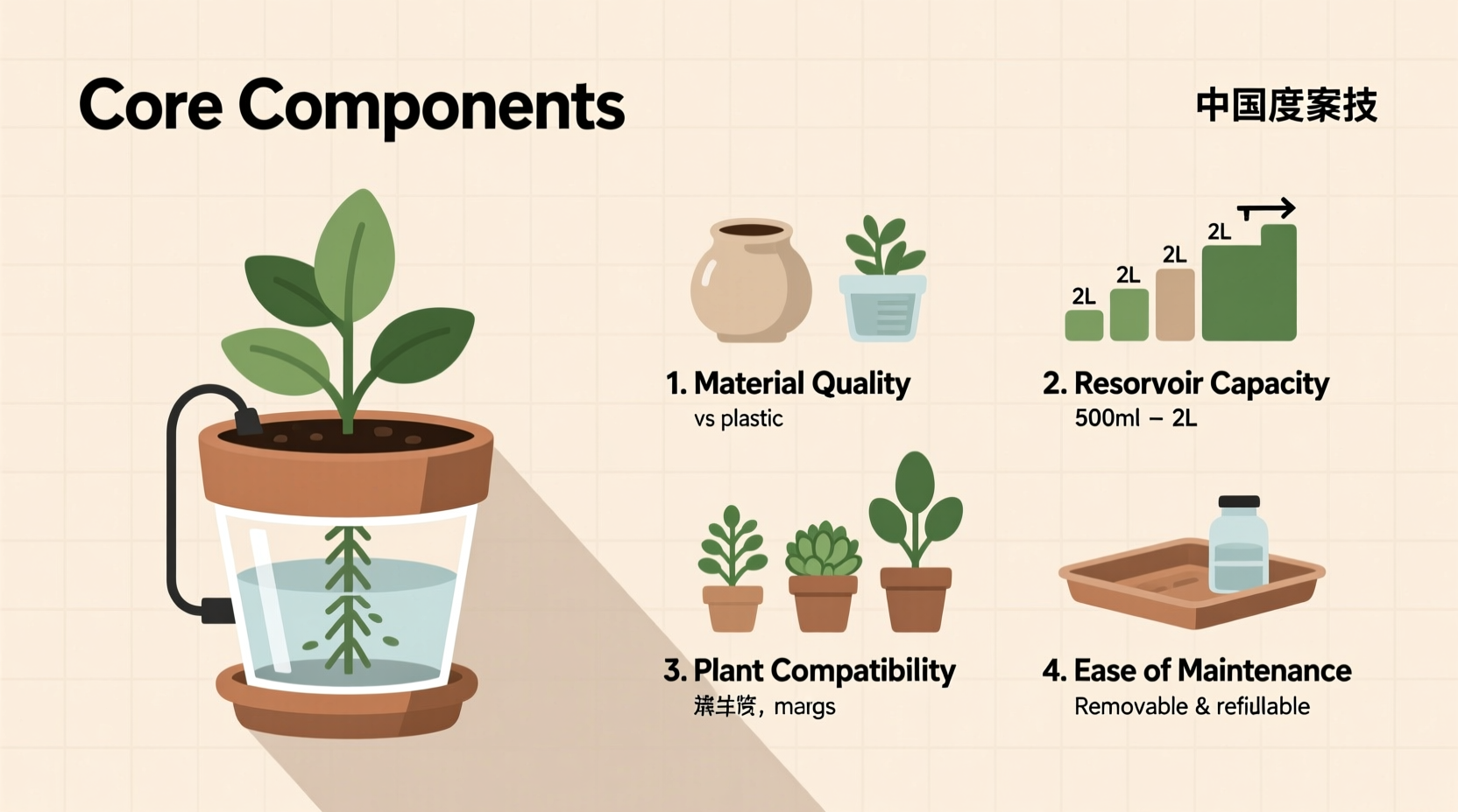 How to Choose China Bulk Flower Pot Self Watering Systems