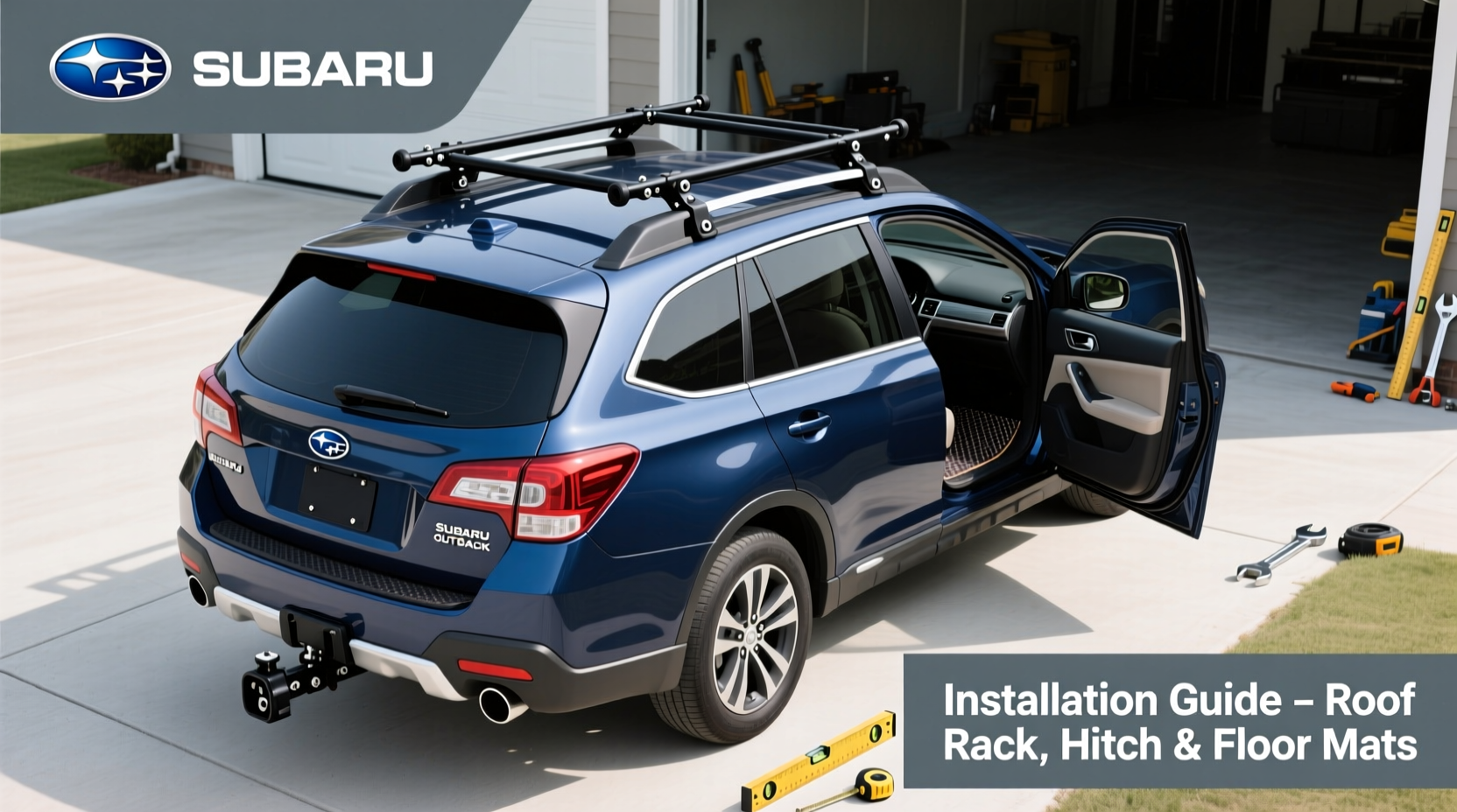 Subaru Outback Install Guide: Roof Rack, Hitch & Floor Mats