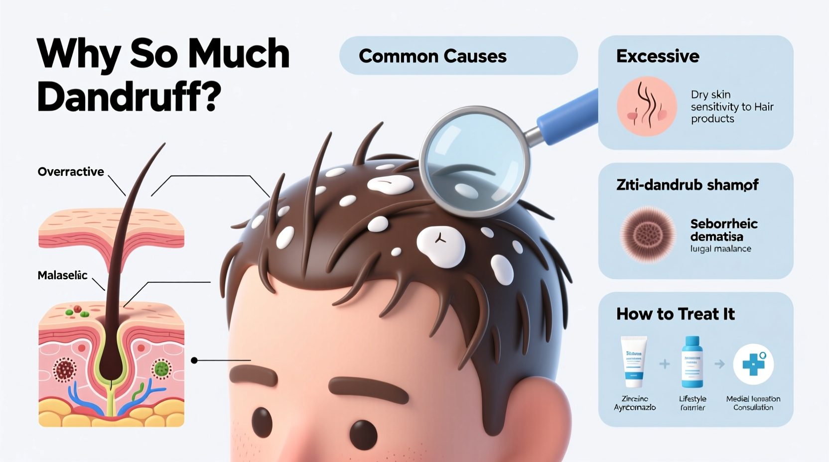 Why So Much Dandruff Common Causes How To Treat It