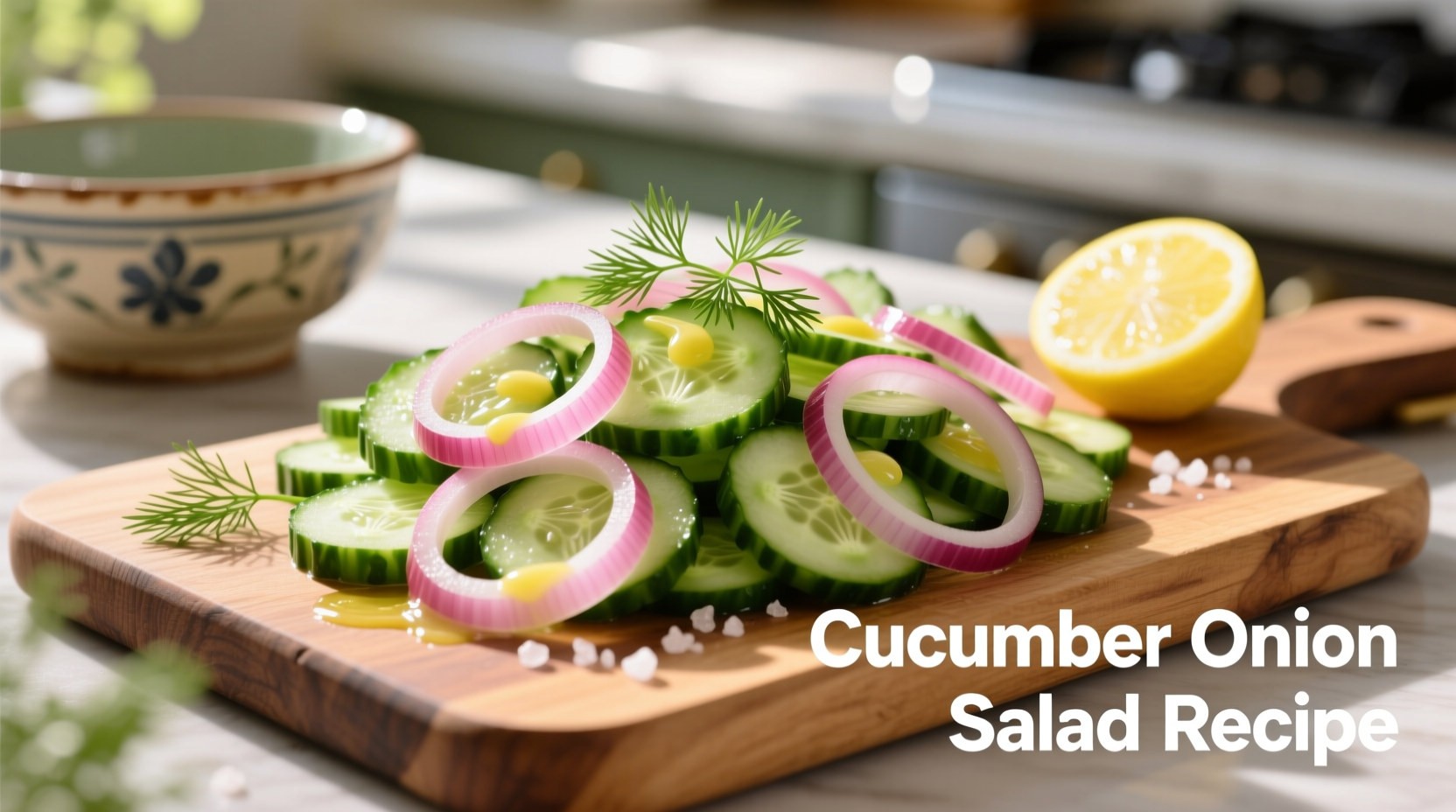 Cucumber Onion Salad Recipe: Quick, Refreshing & Easy
