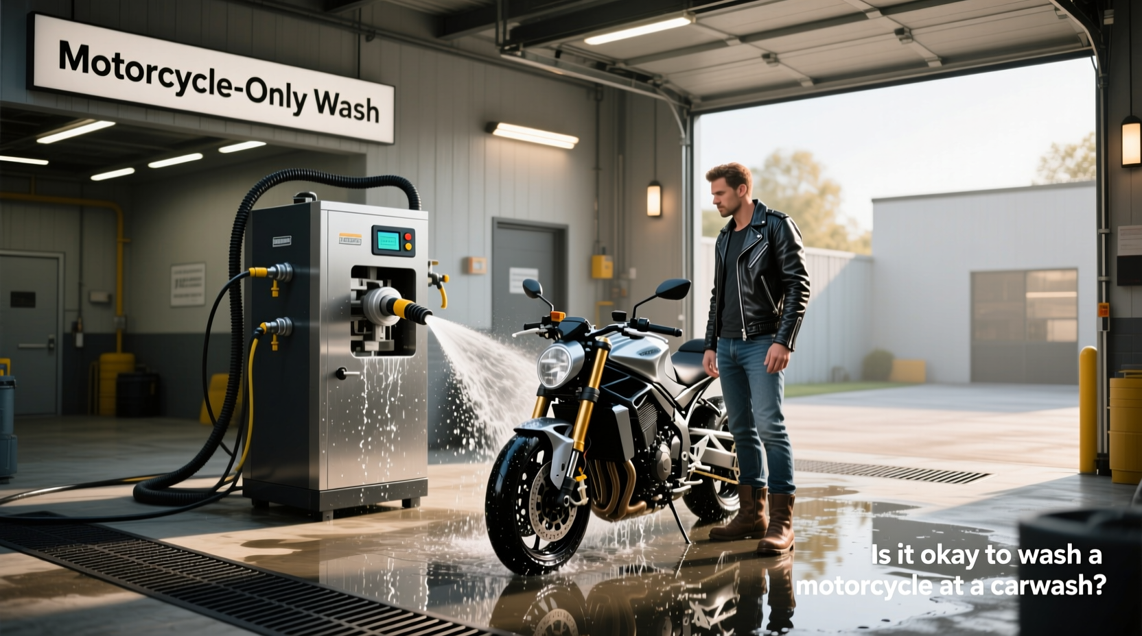 How to Wash a Motorcycle Safely: Car Wash Guide