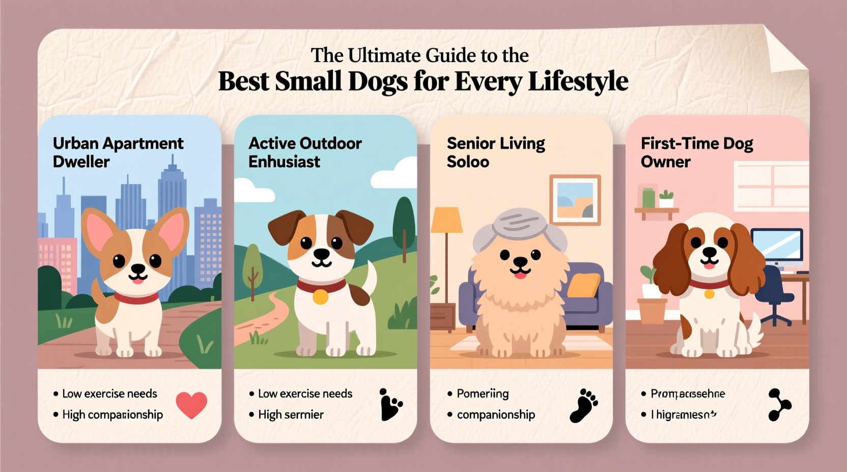 Guide To The Best Small Dogs To Get For Every Lifestyle