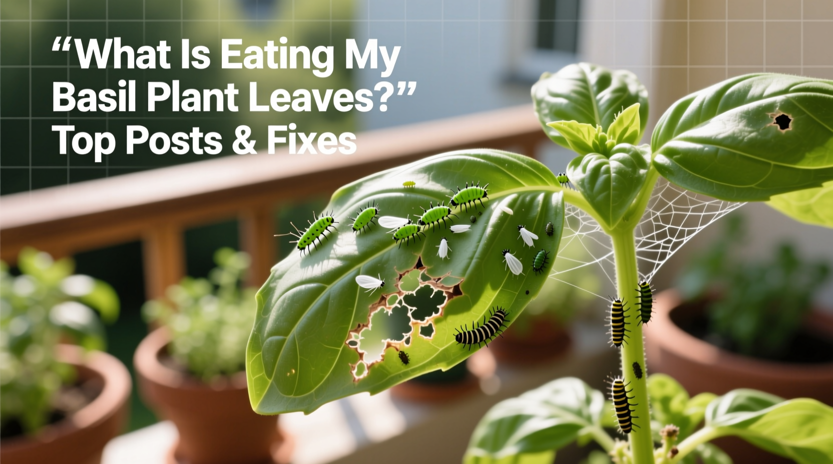 What Is Eating My Basil Plant Leaves? Top Pests & Fixes