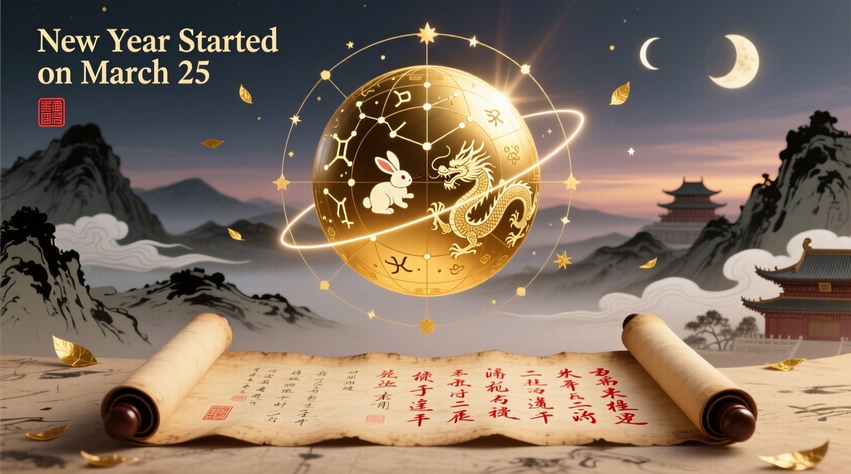 New Year Started on March 25 Before Gregorian Calendar