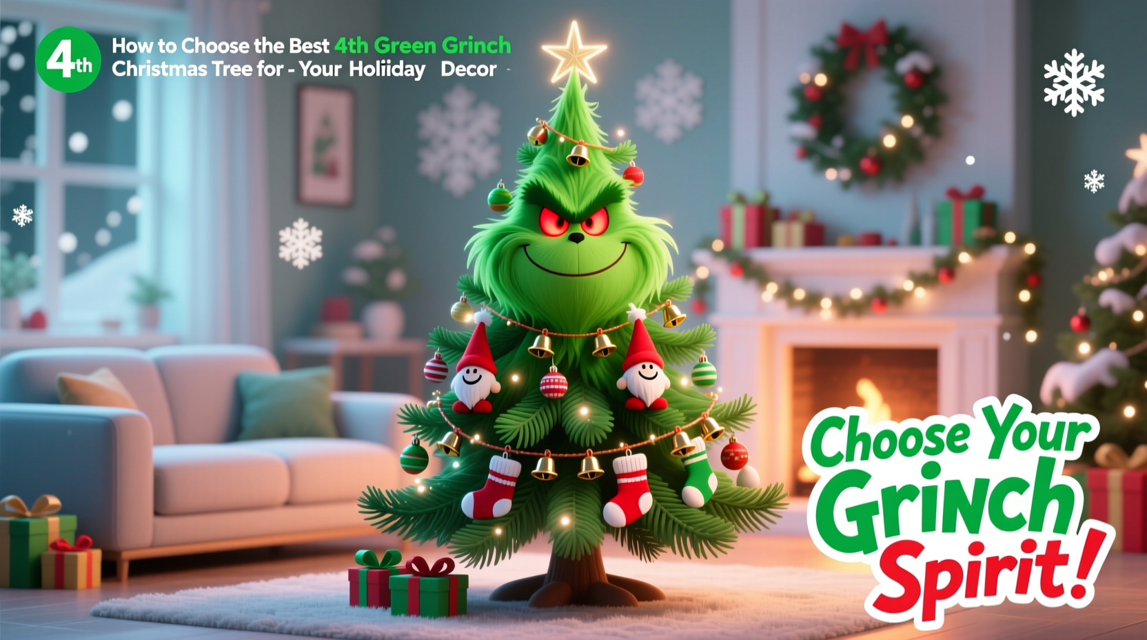 How to Choose the Best 4th Green Grinch Christmas Tree for Your Holiday ...