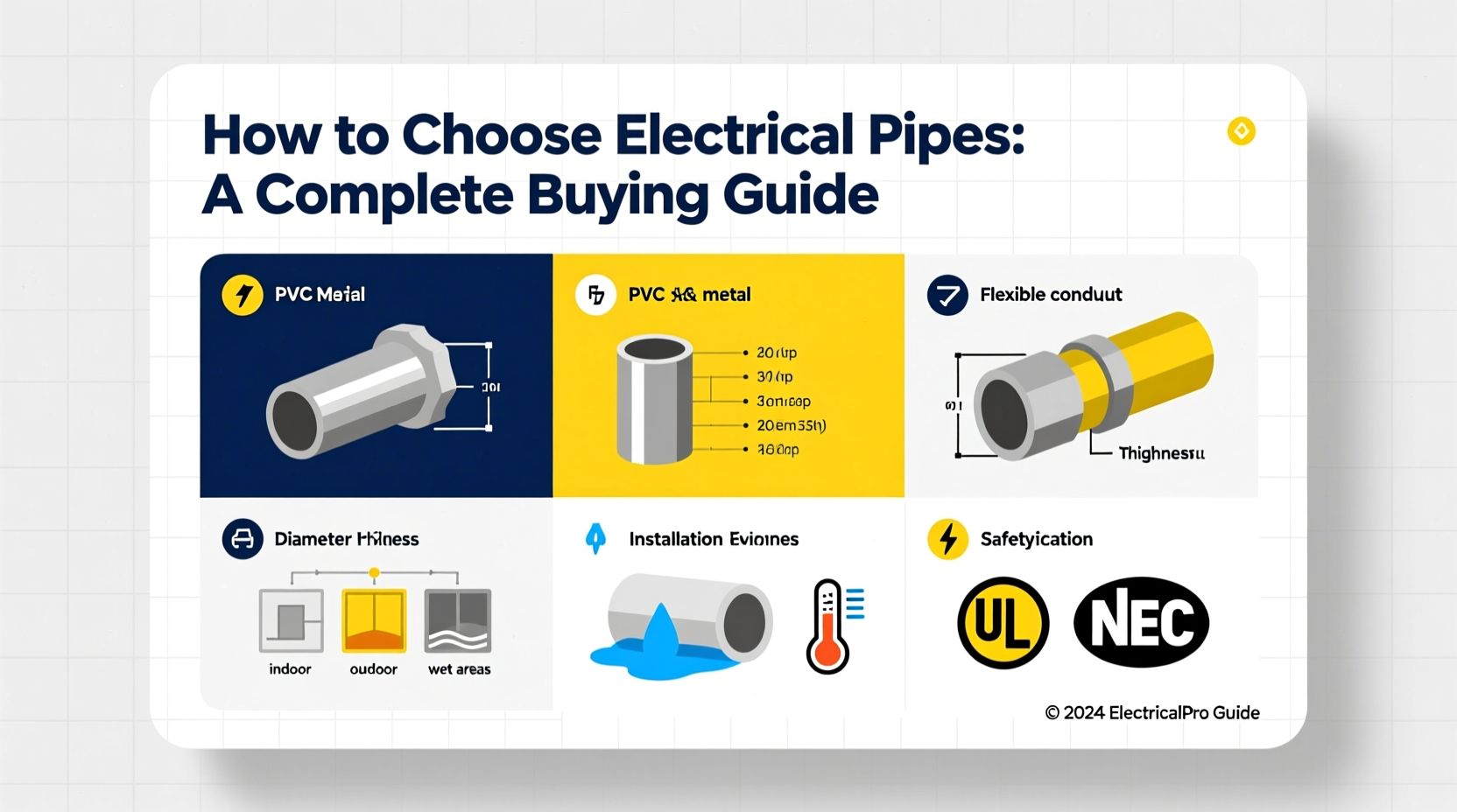 How to Choose Electrical Pipes: A Complete Buying Guide
