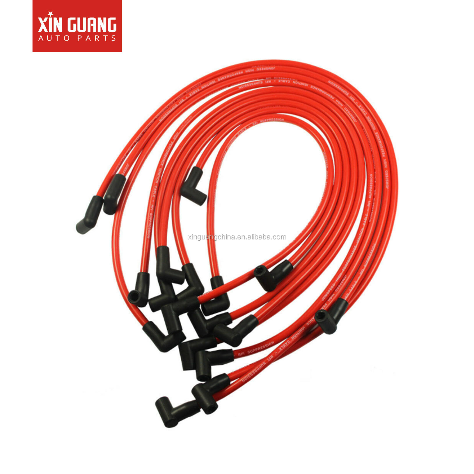 Chevrolet SBC BBC Electronic Ignition HEI Spark Plug Wire Set 350 383 ...