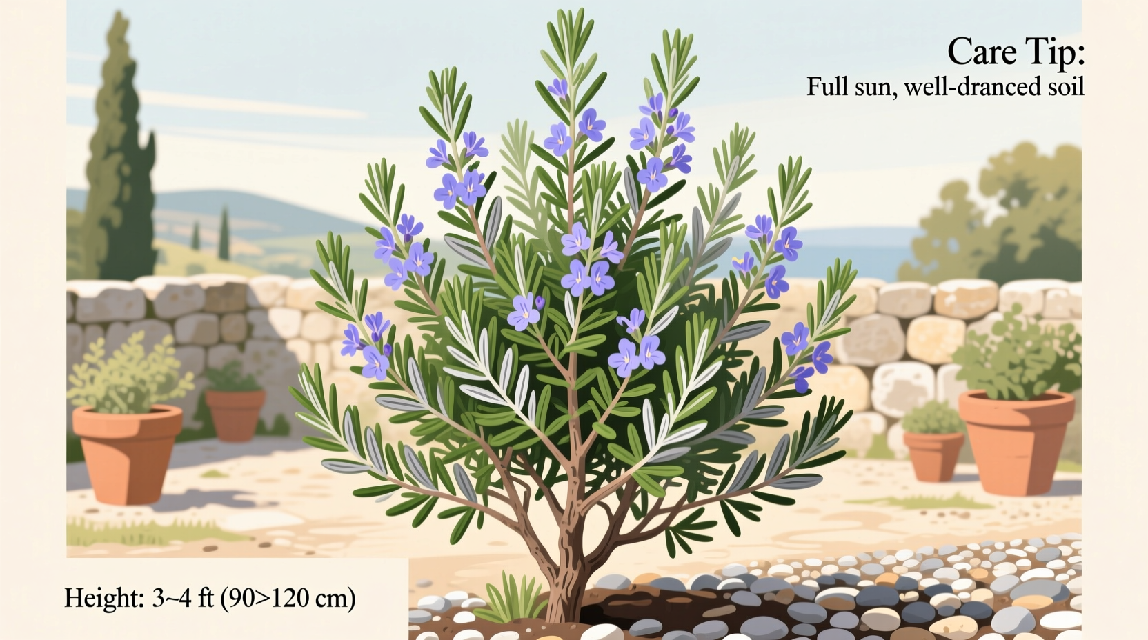 How Big Do Rosemary Plants Grow? Size Guide & Care Tips