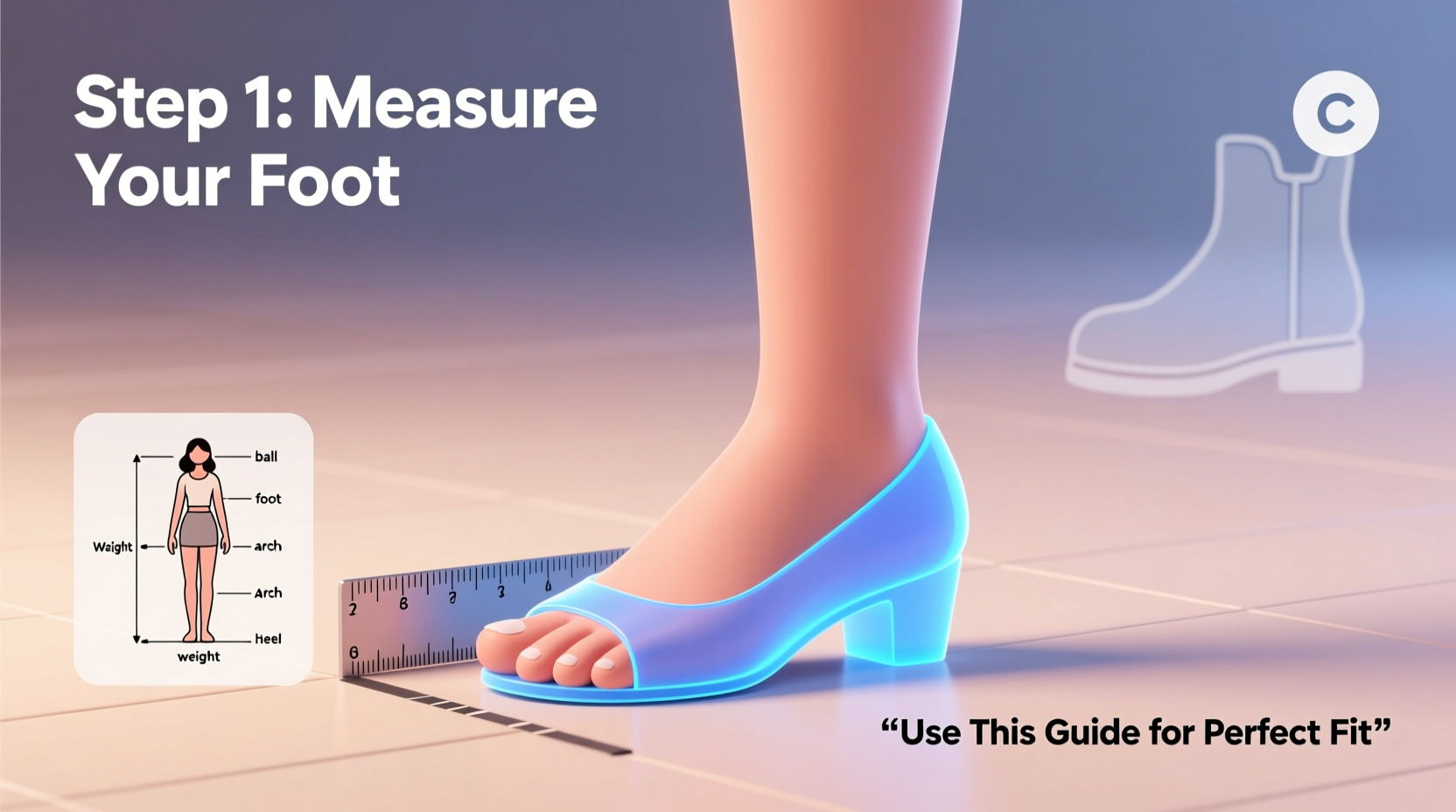The Ultimate Guide To Accurately Measuring Your Foot For Womens Boots ...