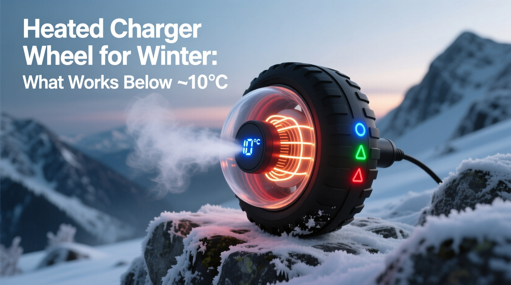 Heated Charger Wheel for Winter: What Works Below −10°C