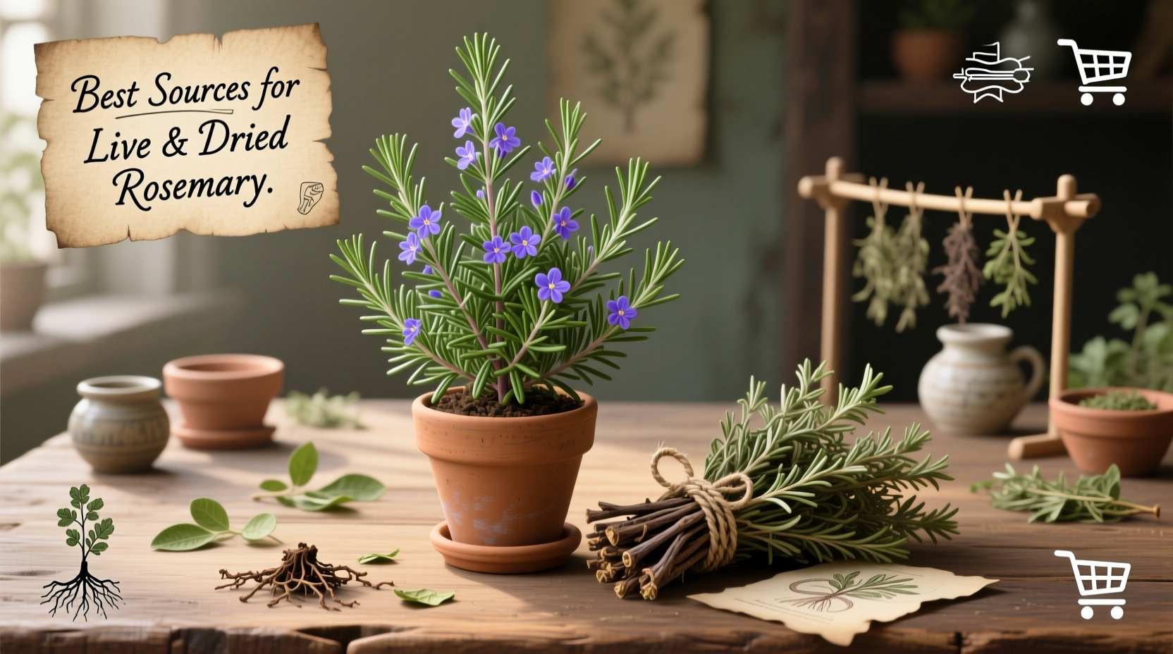 Where to Buy Rosemary: Best Sources for Live & Dried Herb