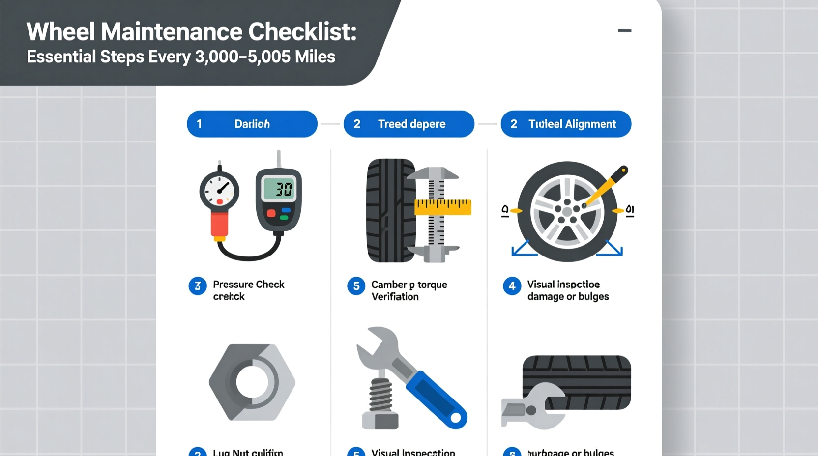 Wheel Maintenance Checklist: Essential Steps Every 3,000–5,000 Miles