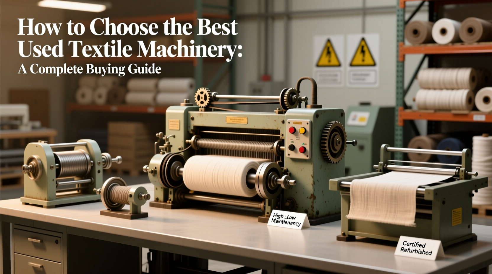 How to Choose Used Textile Machinery: A Complete Buying Guide