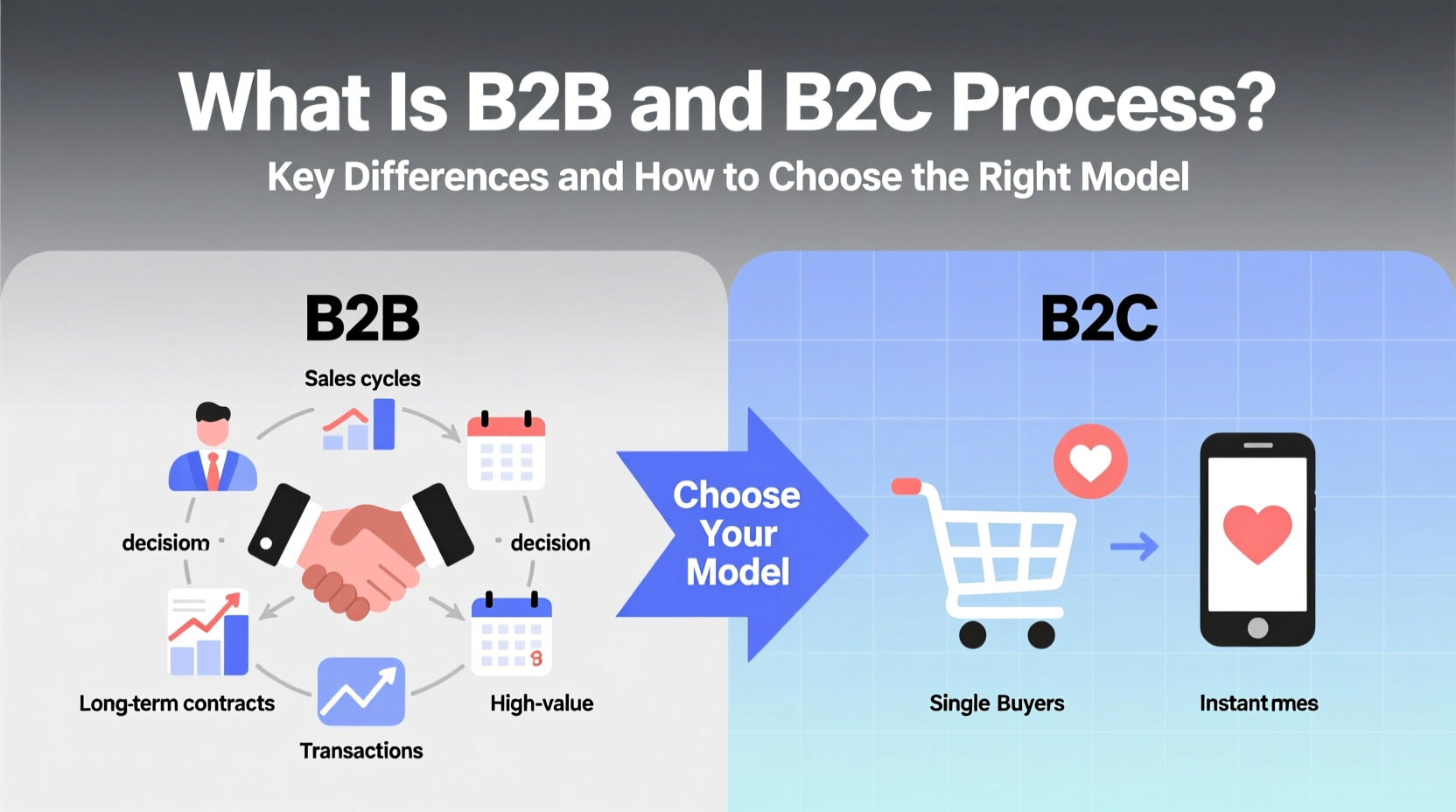 What Is B2B and B2C Process? Key Differences and How to Choose the ...