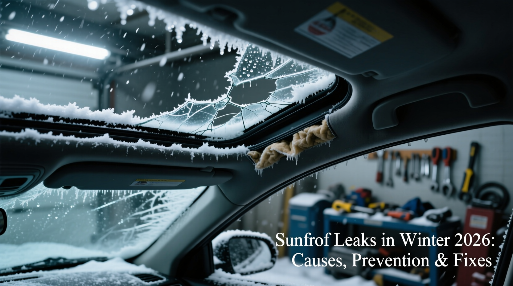 Sunroof Leaks in Winter 2026: Causes, Prevention & Fixes