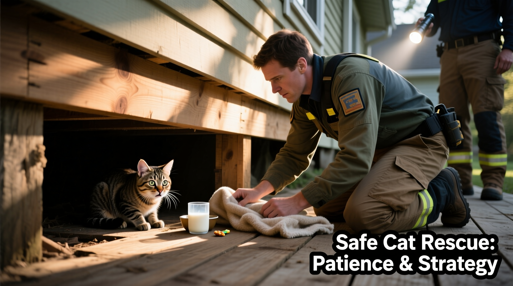 Effective Strategies To Safely Lure And Rescue A Cat Stuck Under Your House