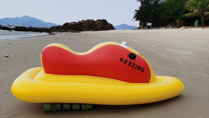 Inflatable Motorboat - Fun Water Toy for Kids & Adults