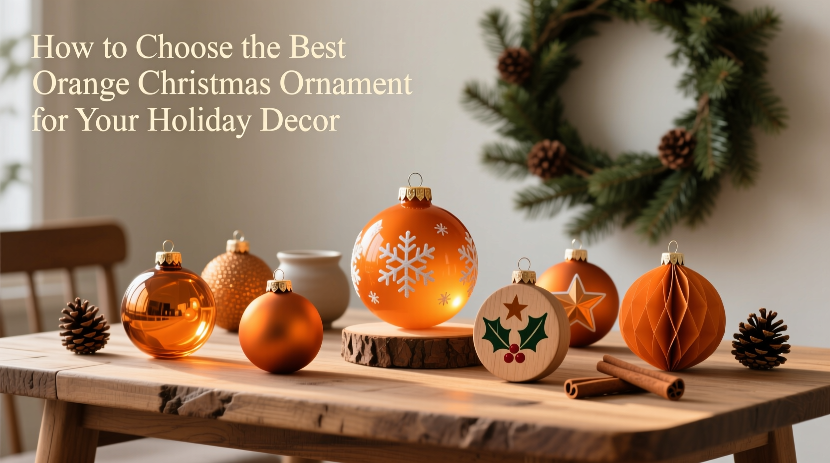 How to Choose the Best Orange Christmas Ornament for Your Holiday Decor