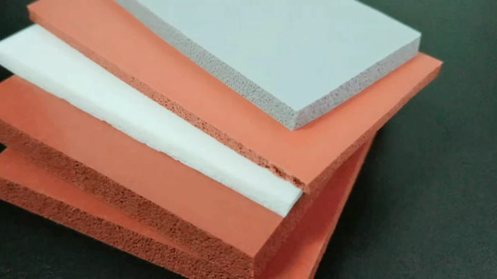 Custom Shinny Grey Silicone Foam Sheets for Battery Sealing