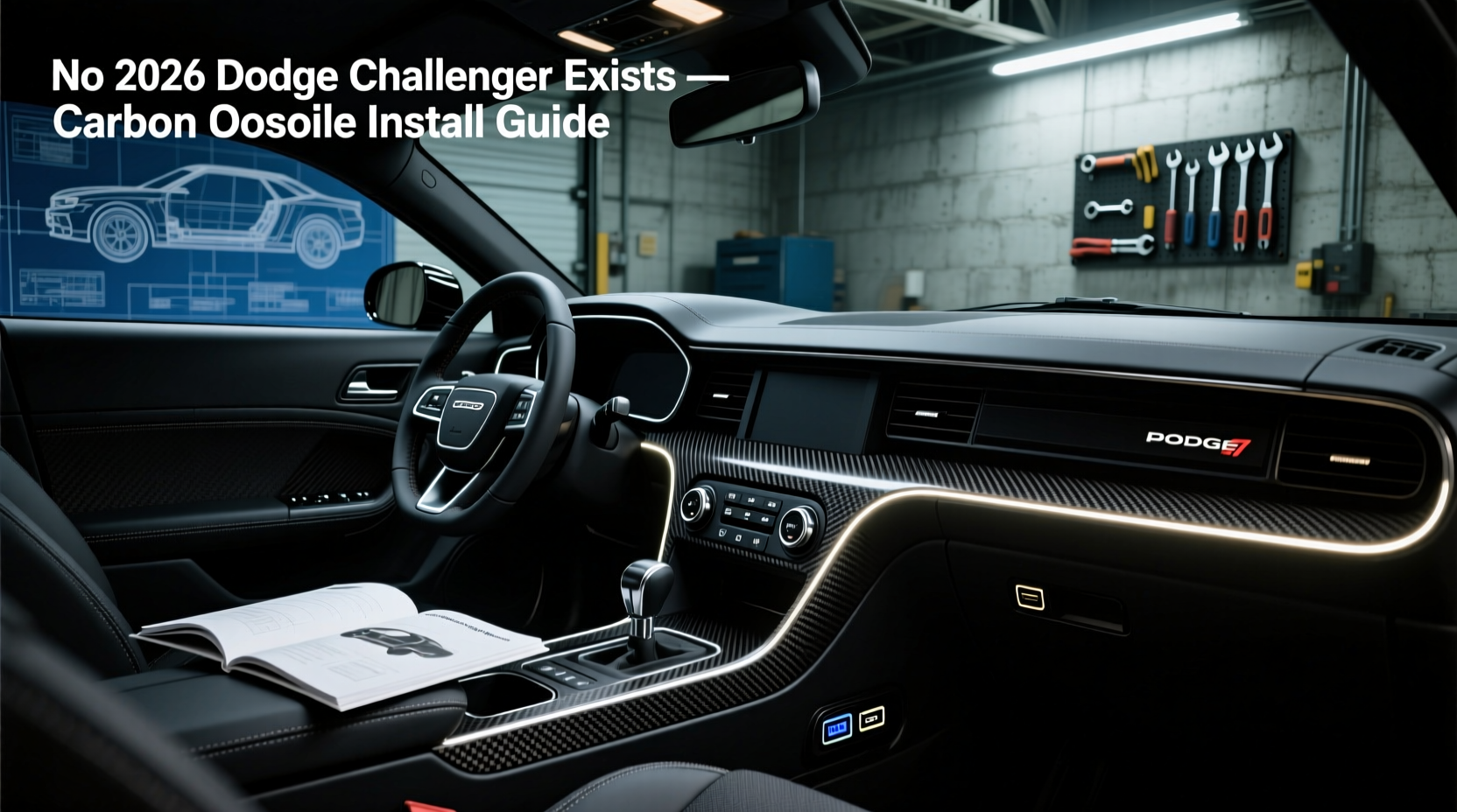 No 2026 Dodge Challenger Exists — Carbon Console Install Guide
