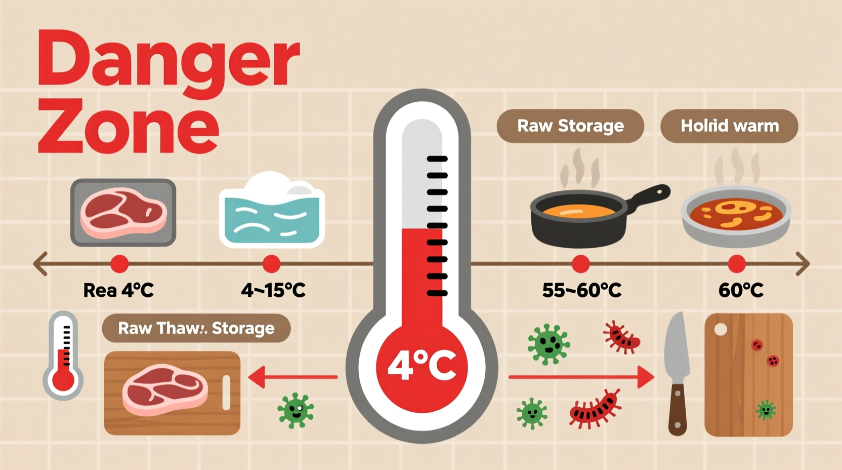 Food Danger Zone Temperature Range Explained