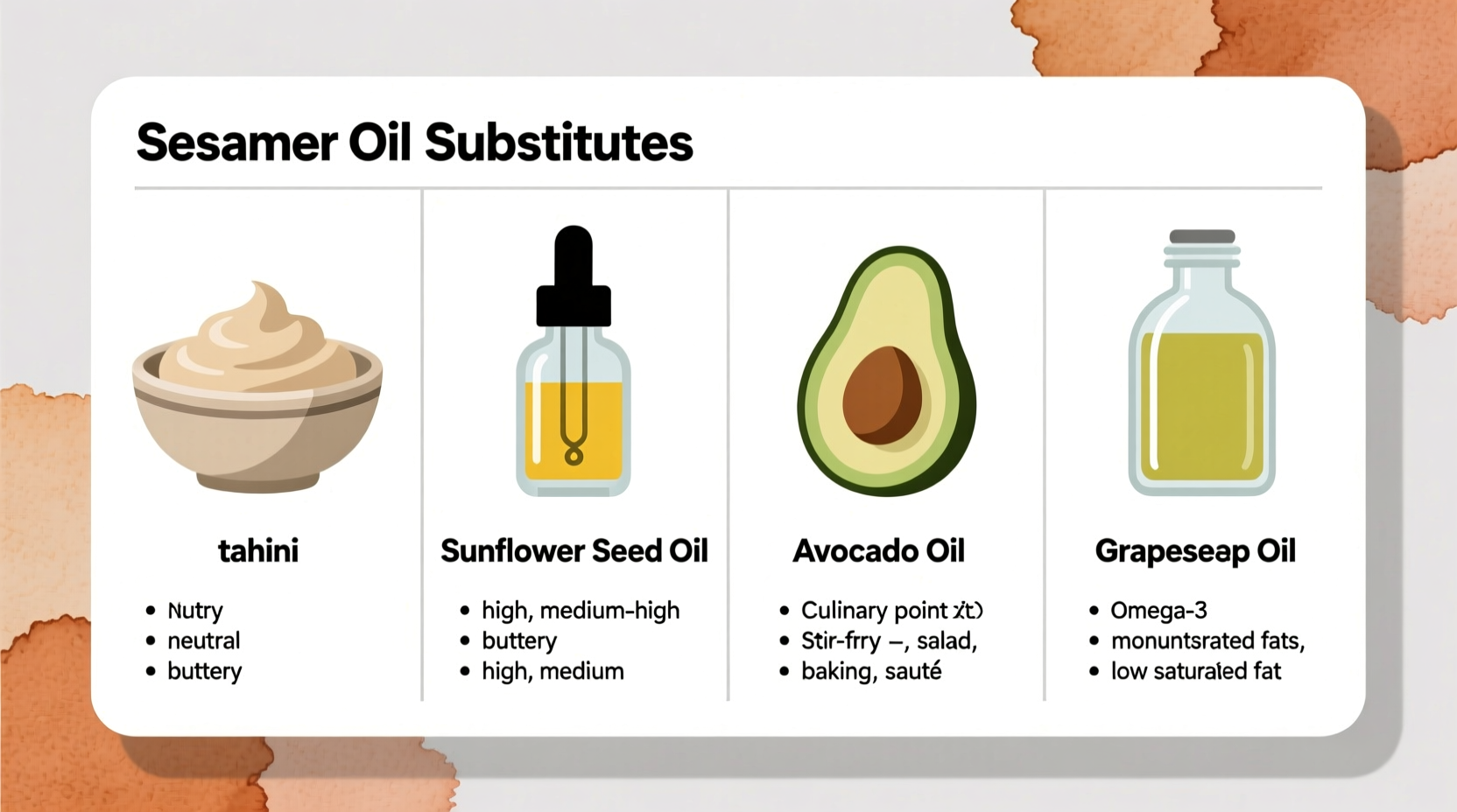 Sesame Oil Substitutes: Best Alternatives for Cooking