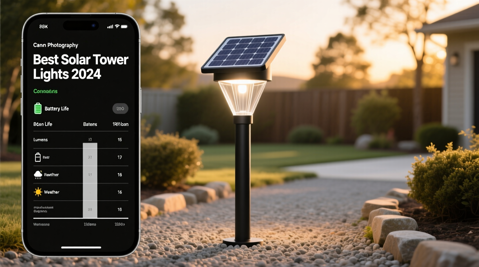 How to Choose the Best Solar Tower Light for Outdoor Lighting