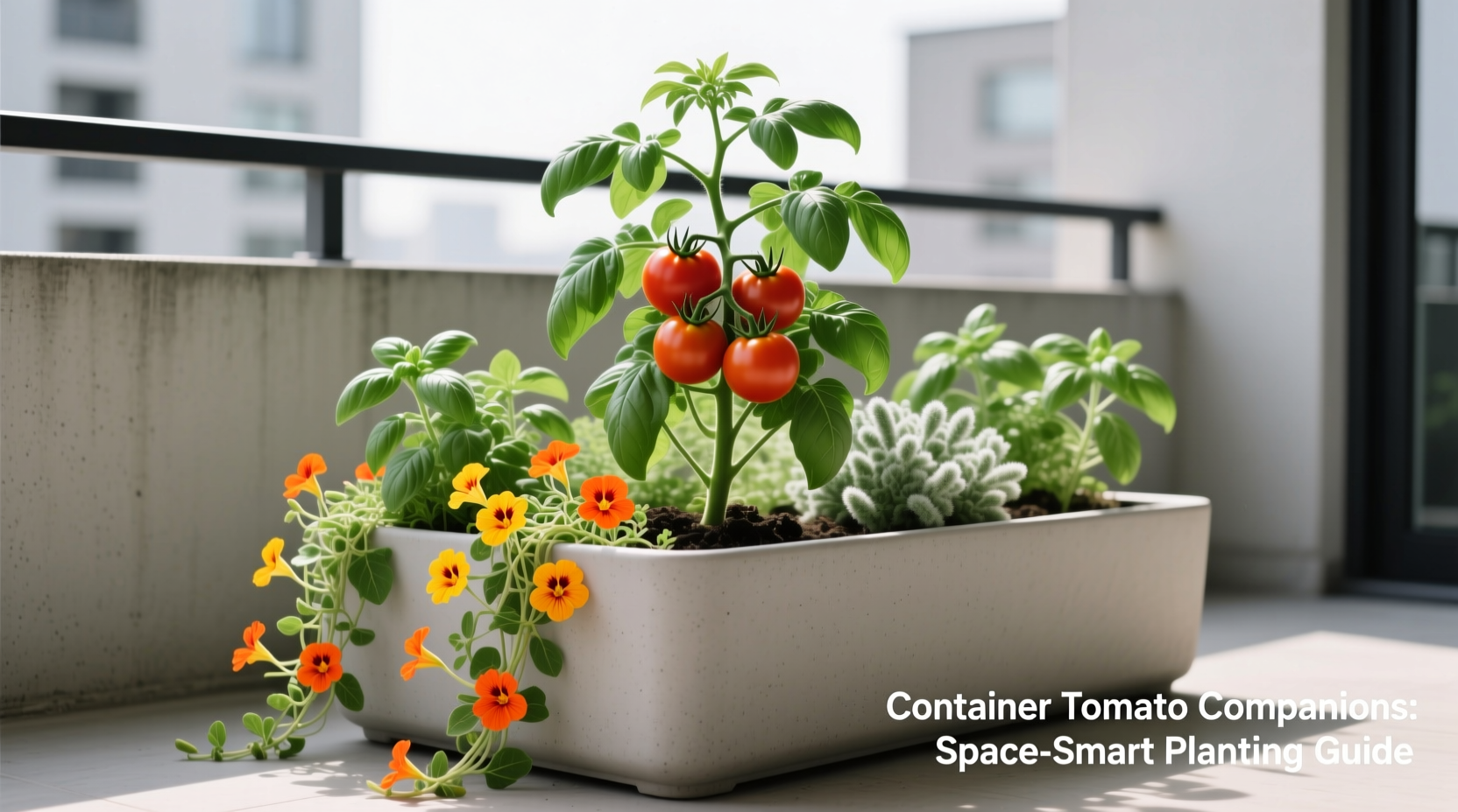 Container Tomato Companions: Space-Smart Planting Guide