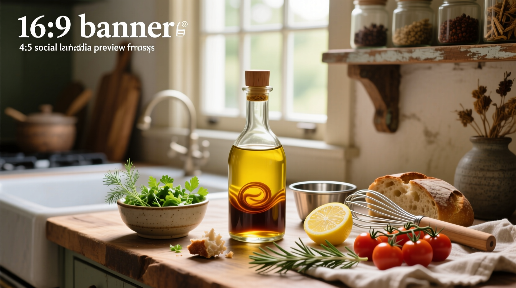 How to Make Homemade Salad Dressing with Vinegar and Oil