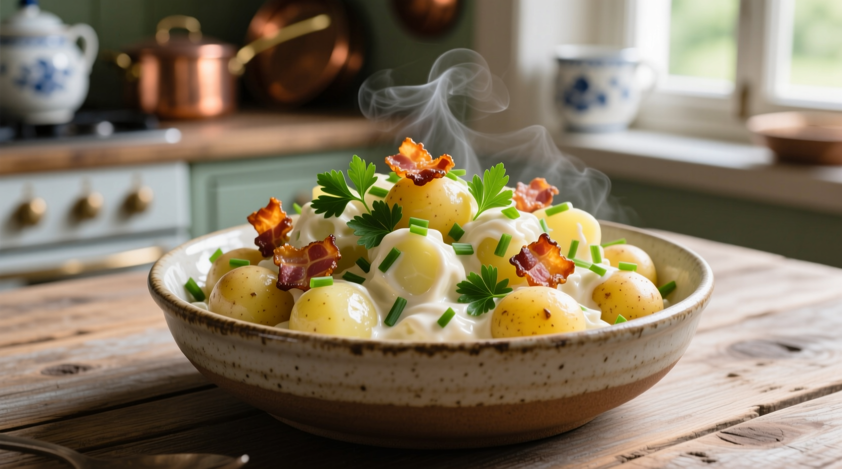 Salade de pommes de terre traditionnelle : recette authentique