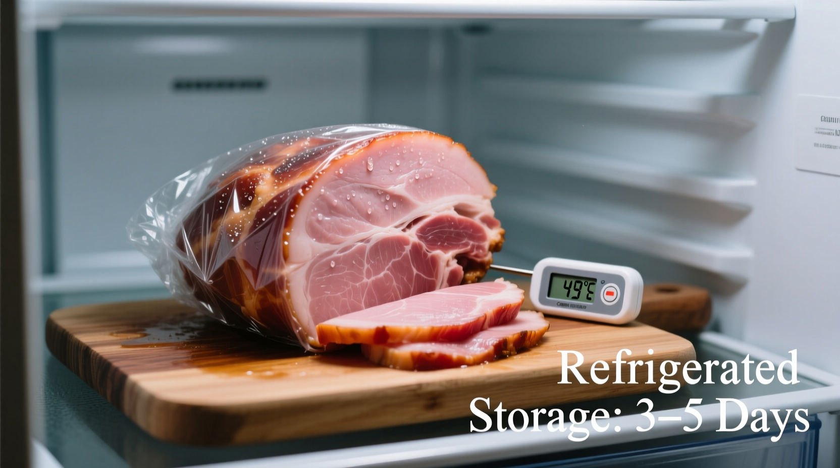 Cooked Ham Refrigerator Shelf Life: 3-4 Days (USDA Guideline)