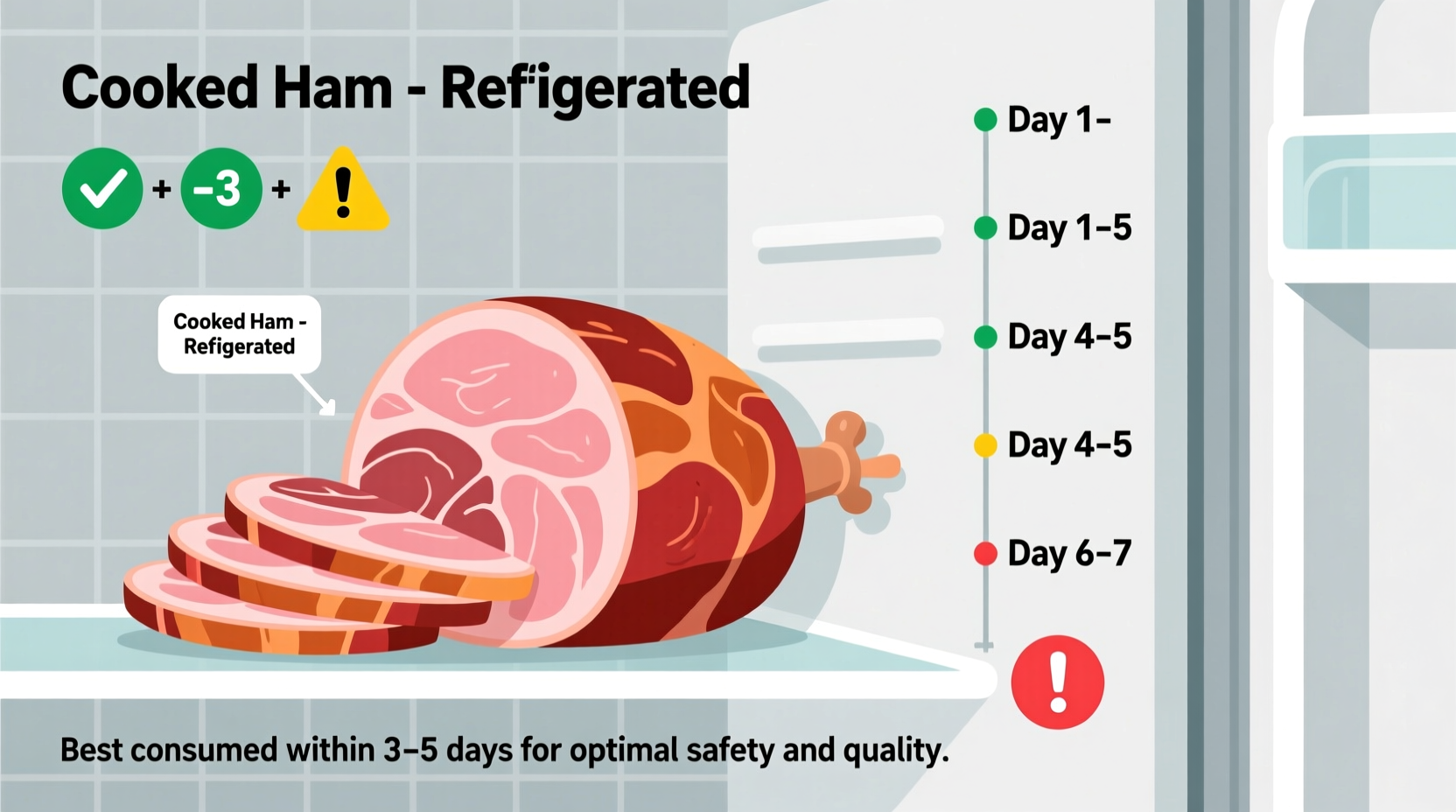 Cooked Ham Fridge Storage: Safe Duration Explained