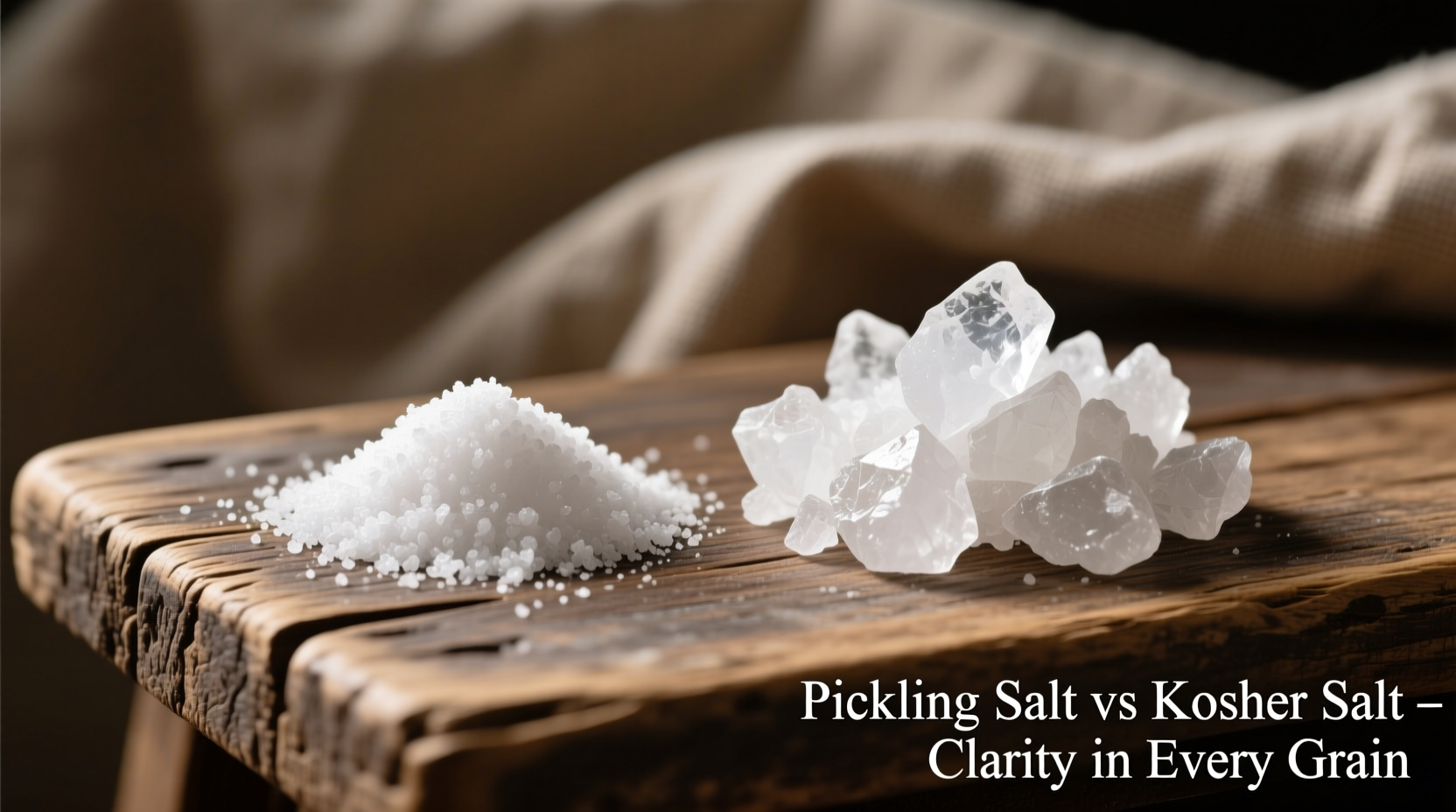 Pickling Salt vs Kosher Salt: When to Use Which