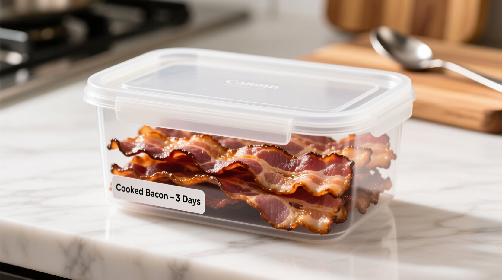 Cooked Bacon Shelf Life: 4-5 Days in Fridge (USDA)