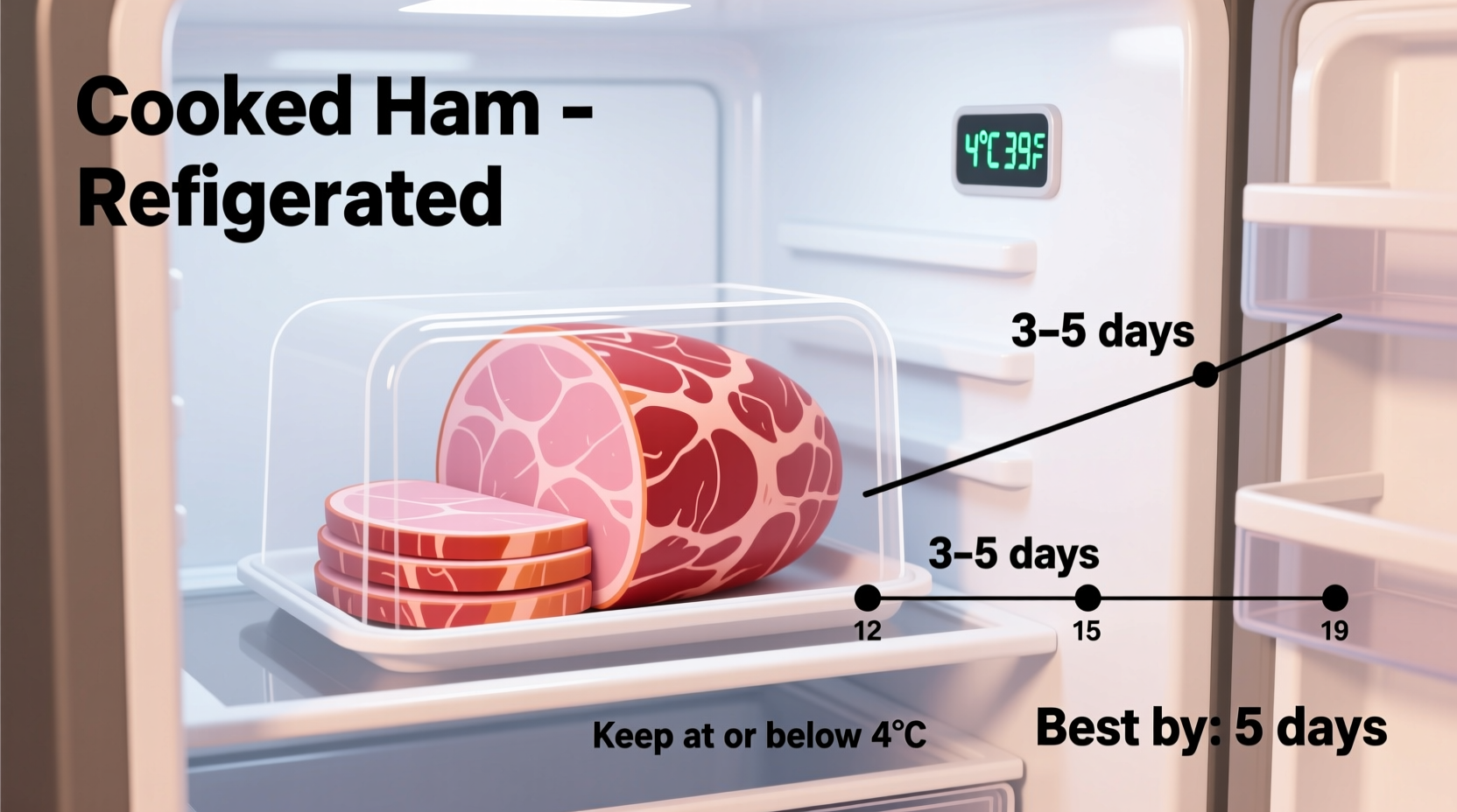 Maximize Freshness: Refrigerator Life of Deli Ham