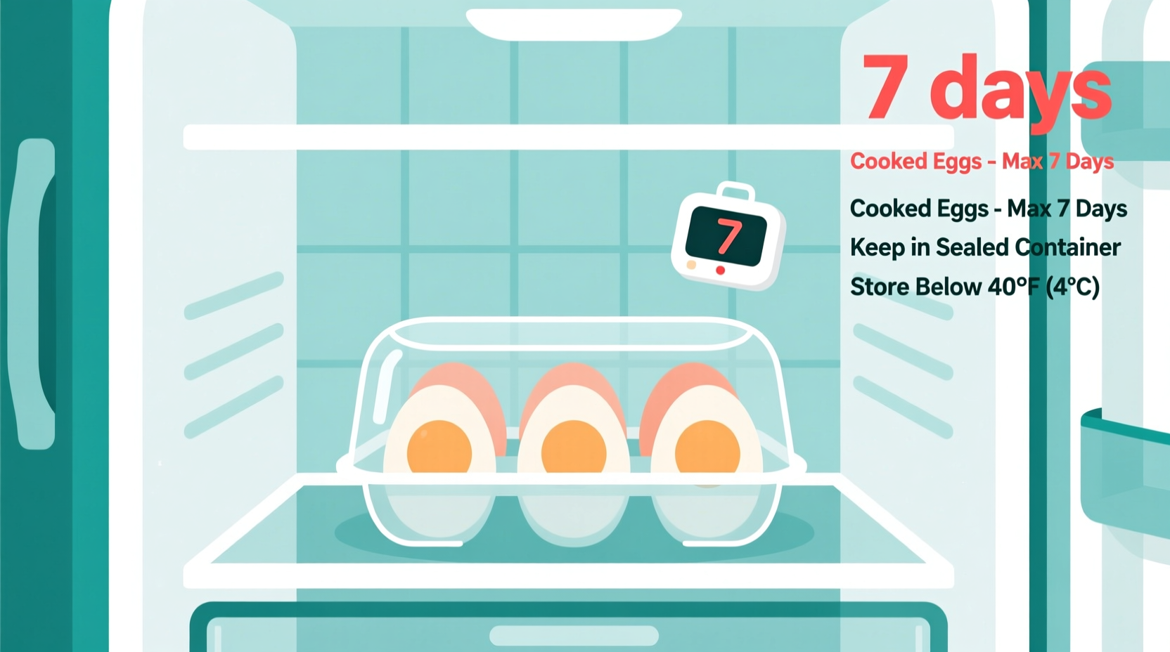 Cooked Eggs Fridge Life: Safe Storage Time Revealed