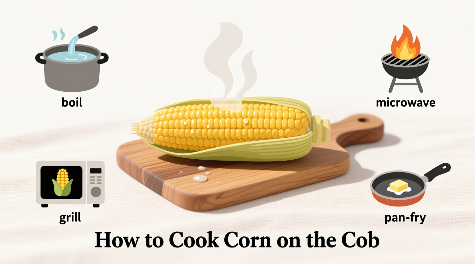 How to Cook Corn on the Cob: 4 Perfect Methods