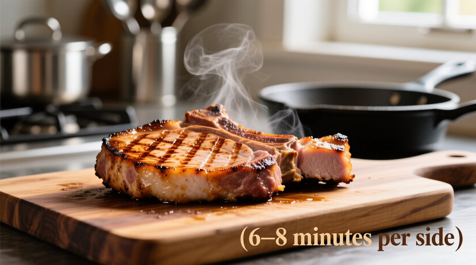 Perfect Pork Chops: Exact Cooking Times by Thickness & Method