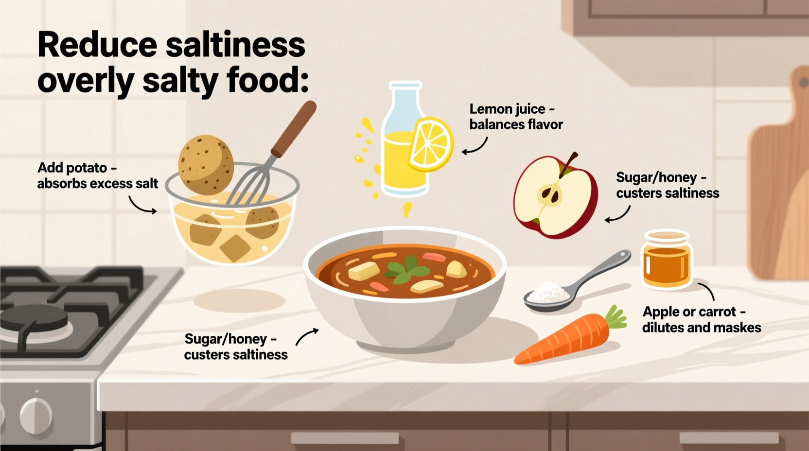 How to Fix Salty Food: 7 Practical Solutions That Work