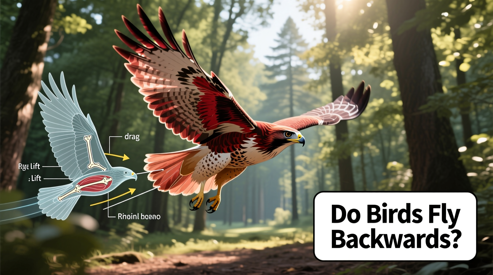 Do Birds Fly Backwards? Understanding Avian Flight Capabilities