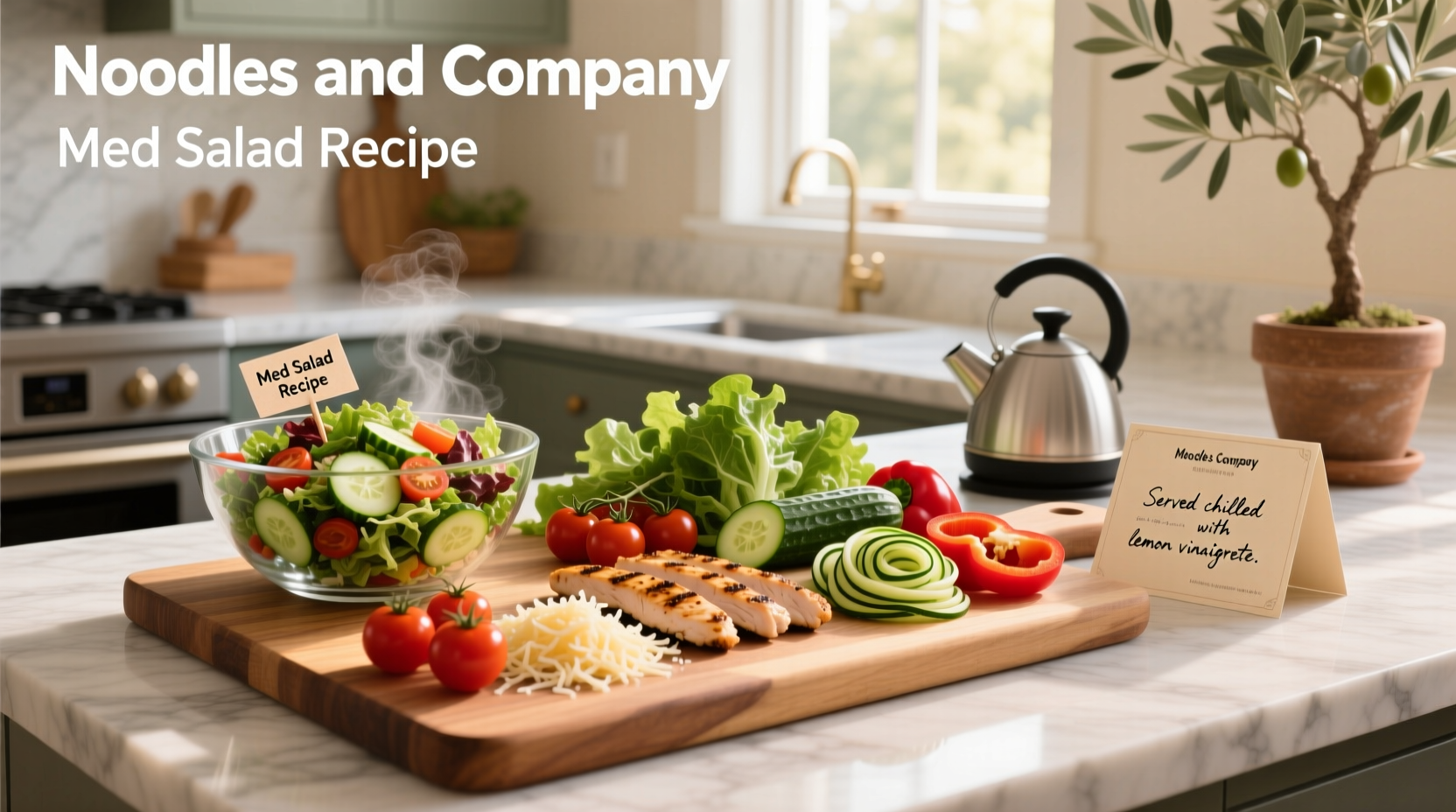 How to Make Noodles and Company Med Salad Dressing at Home