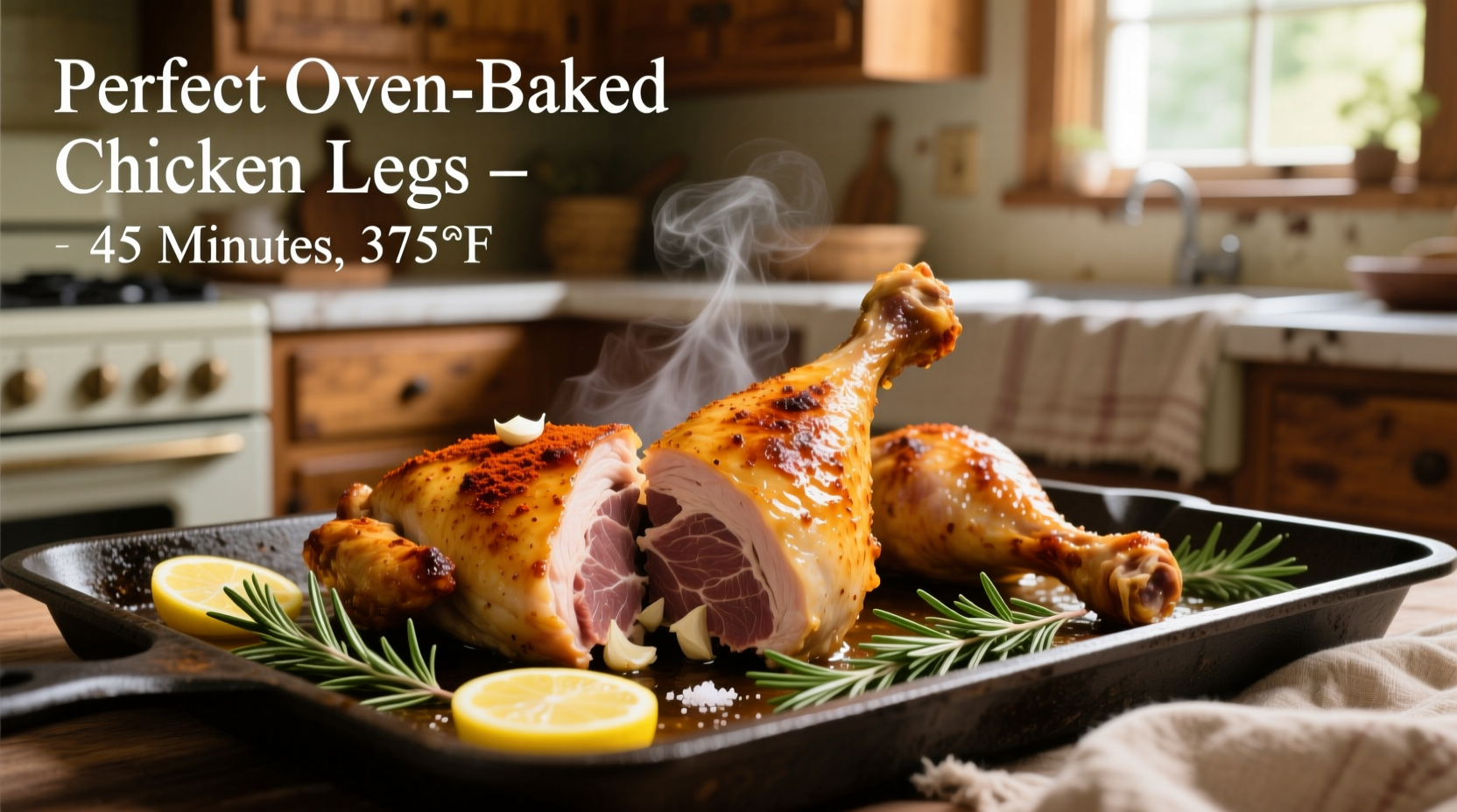 Perfect Oven-Baked Chicken Legs: Crispy Skin, Juicy Meat
