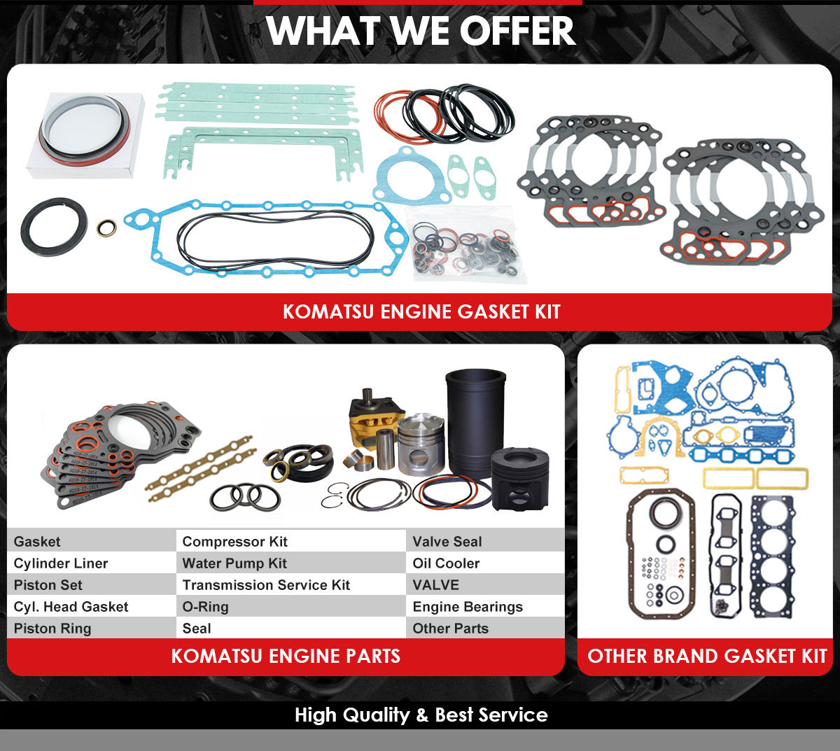 V-TECH AUTO PARTS INDUSTRY CORPORATION - cylinder head gasekt, engine ...
