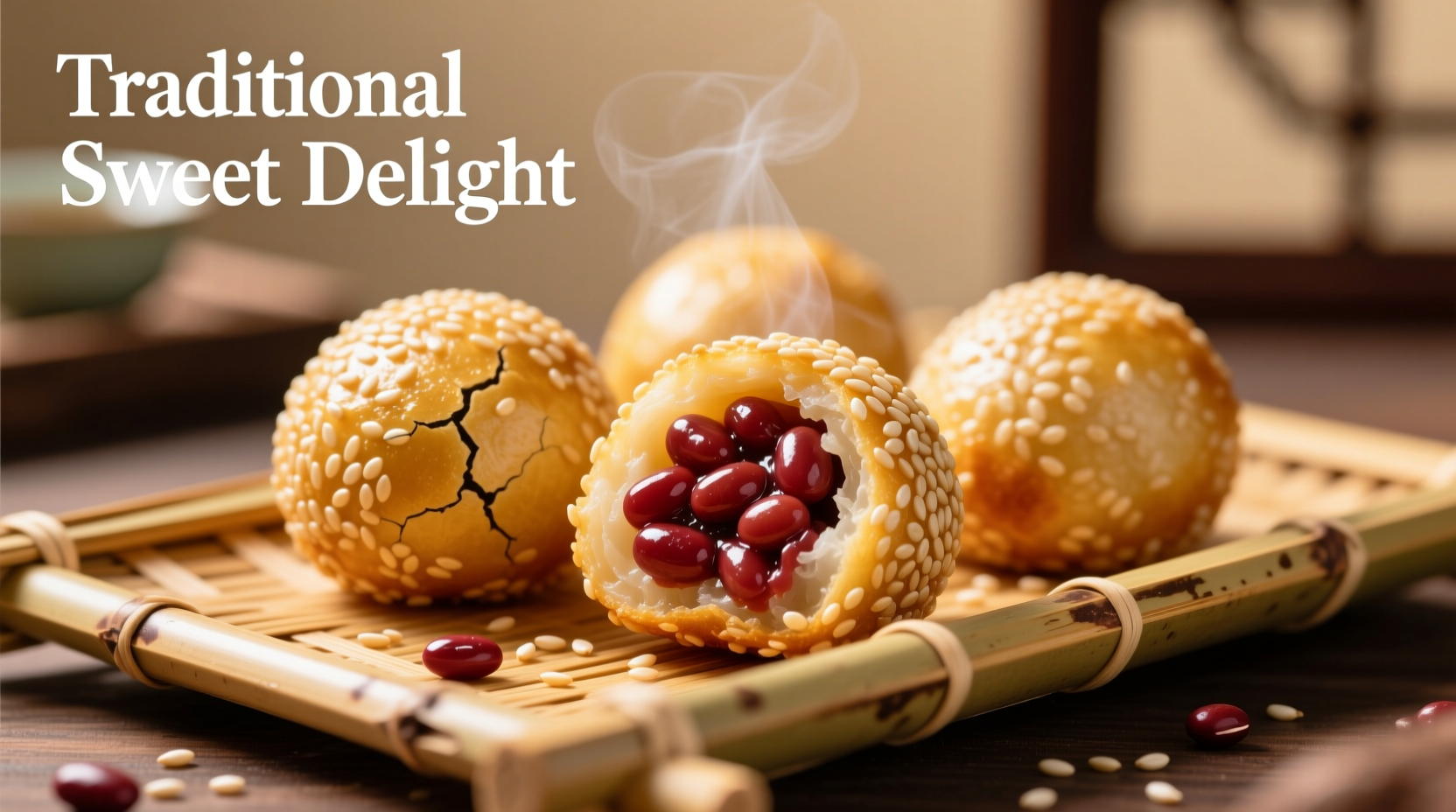 Perfect Sesame Balls with Red Bean Filling: Authentic Recipe