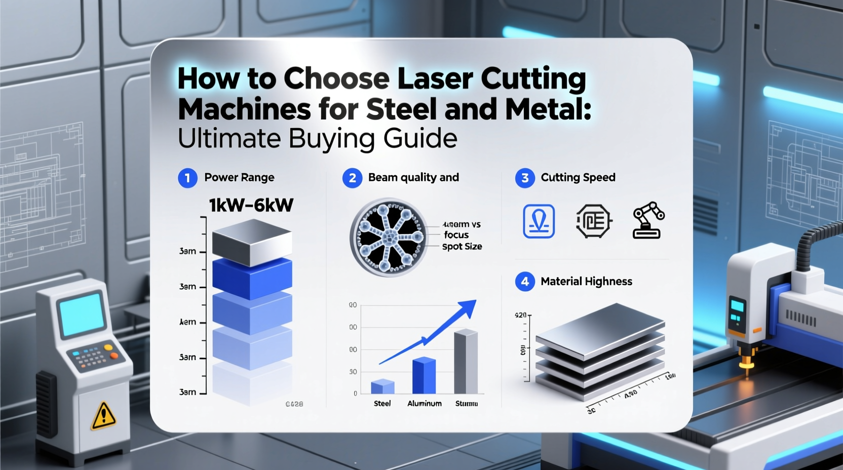How to Choose Laser Cutting Machines for Steel and Metal: Ultimate ...