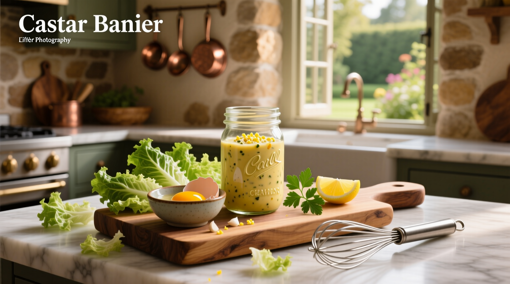 How to Make Healthy Homemade Caesar Salad Dressing