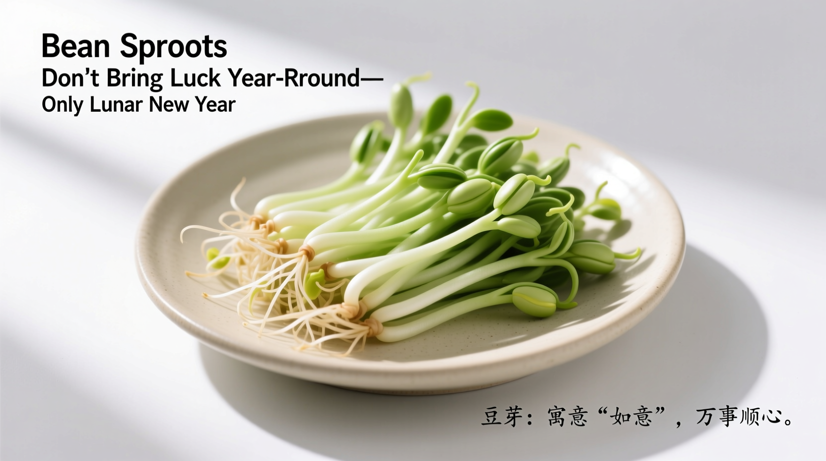 Bean Sprouts Don't Bring Luck Year-Round—Only Lunar New Year