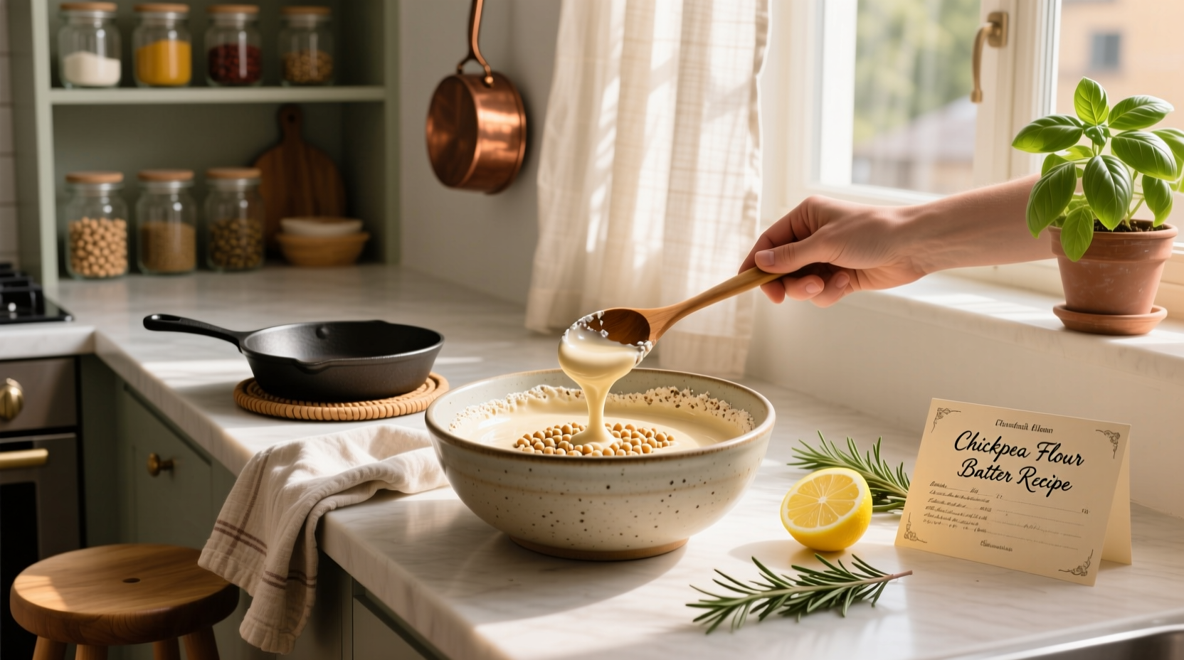 How to Make Chickpea Flour Batter Recipe Guide