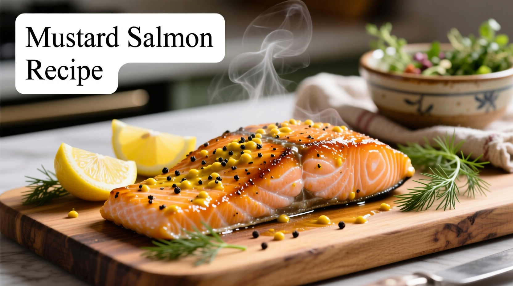 Perfect Mustard Salmon Recipe Ready in 25 Minutes